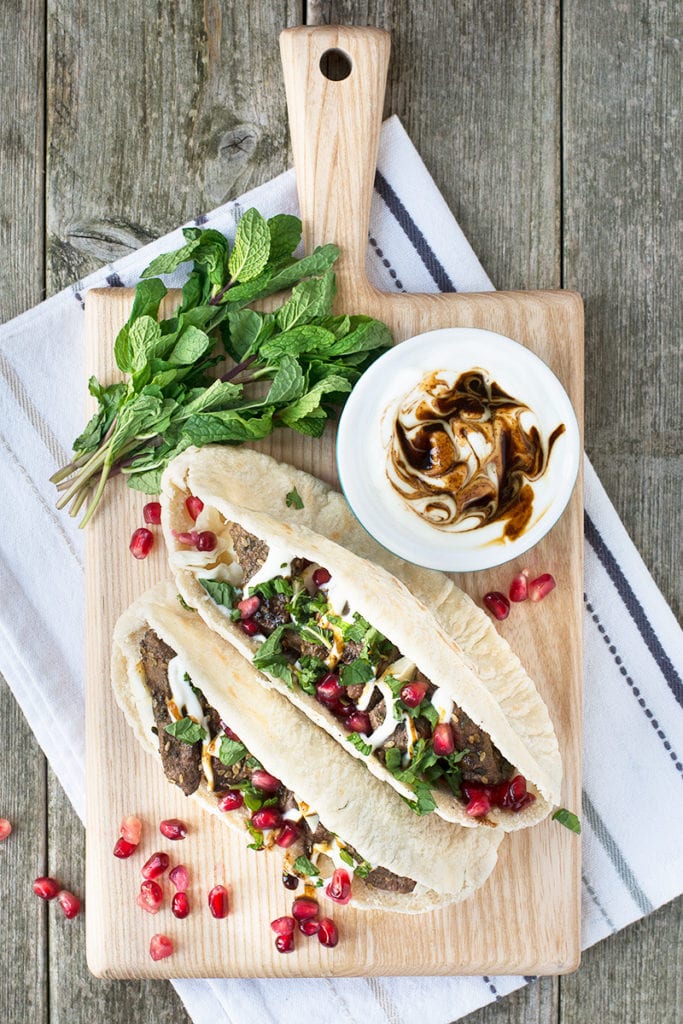 Za'atar Lamb Pittas - Charlotte's Lively Kitchen