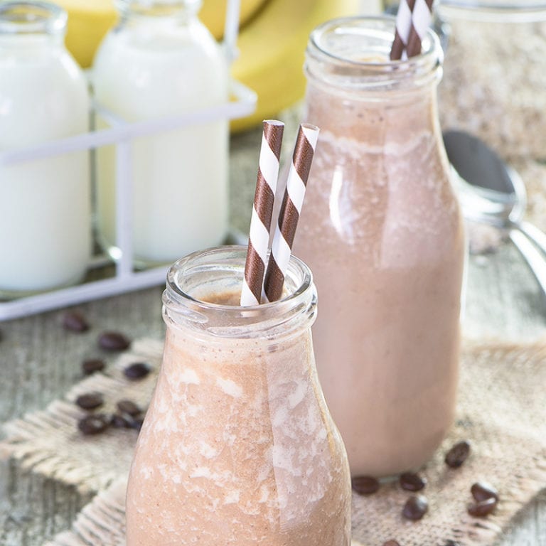 Coffee, Oat and Banana Smoothie - Charlotte's Lively Kitchen
