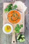 Roasted Red Pepper & Chilli Hummus - Charlotte's Lively Kitchen